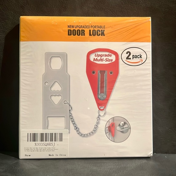 Other | Nwt Portable Door Lock 2pack | Poshmark